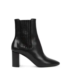 Saint Laurent Mica 75 Leather Ankle Boots