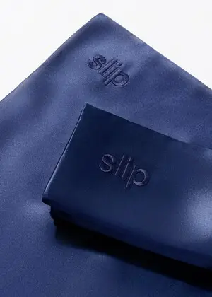 Slip Silk Pillowcase Navy