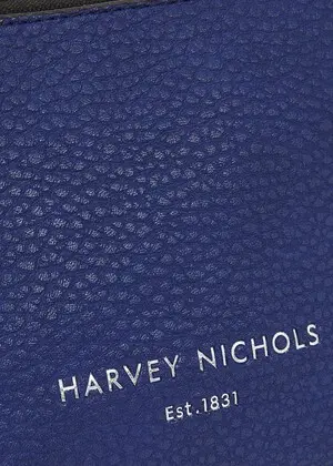 HARVEY NICHOLS Grained Faux Leather Cosmetics Case