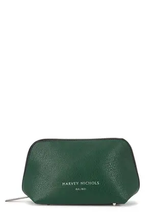 HARVEY NICHOLS Grained Faux Leather Cosmetics Case