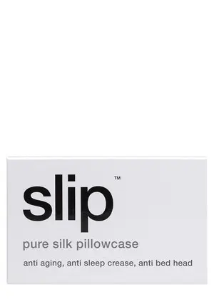 Slip Silk Pillowcase Beyond Beauty, Cotton, Mulberry - White