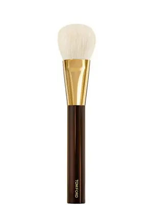 TOM FORD Cheek Brush, Face Brushes, Ultra-soft Brush Synthetic Hair, Makeup Brush - Brown