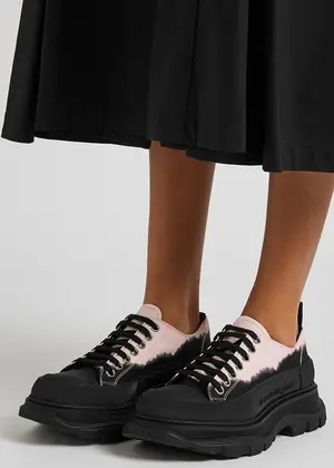 Alexander McQueen Tread Slick Tie-dye Canvas Sneakers