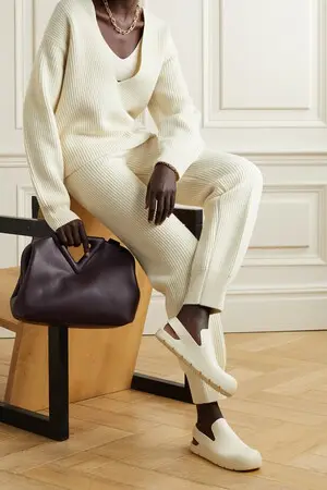 THE FRANKIE SHOP Ribbed Wool Sweater