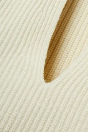 THE FRANKIE SHOP Ribbed Wool Sweater
