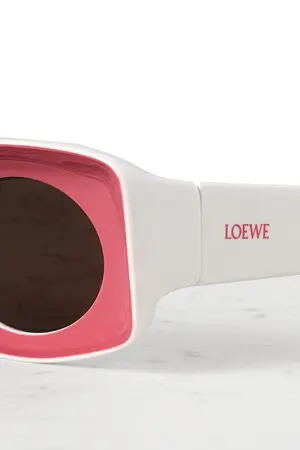Loewe Square-frame Sunglasses - Pink