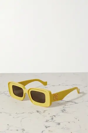 Loewe Square-frame Sunglasses - Yellow