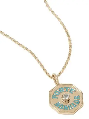 MARLO LAZ - Marlo Laz Mini Porte Bonheur Coin Necklace