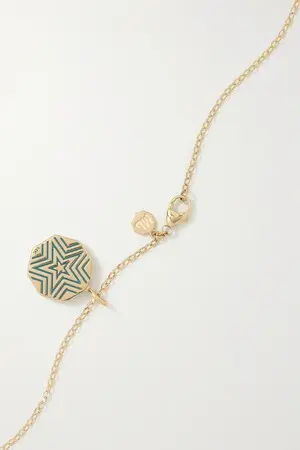 MARLO LAZ - Marlo Laz Mini Porte Bonheur Coin Necklace
