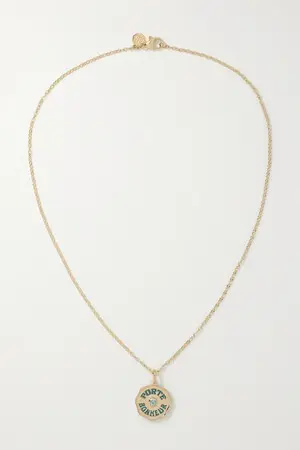 MARLO LAZ - Marlo Laz Mini Porte Bonheur Coin Necklace