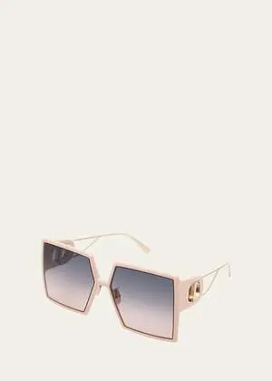 Dior Dior 30Montaigne SU Sunglasses Shiny Pink Gradie