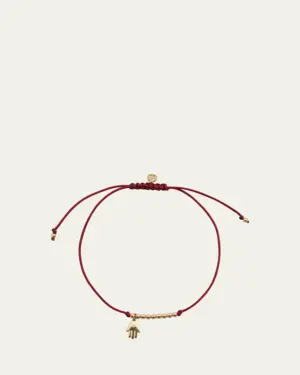 SYDNEY EVAN Sydney Evan Diamond Hamsa Bracelet Red