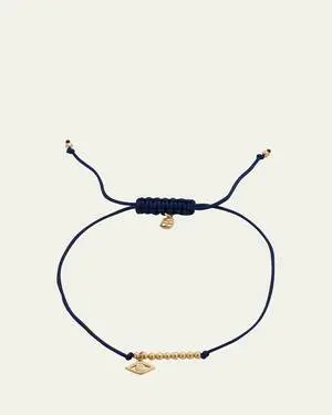 SYDNEY EVAN Sydney Evan Diamond Evil Eye Bracelet Blue