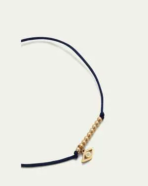 SYDNEY EVAN Diamond Evil Eye Bracelet - Blue