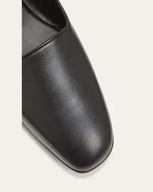THE ROW Ava Ballerina Flats - Black