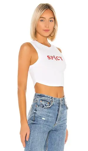 Superdown Cropped Graphic Tee