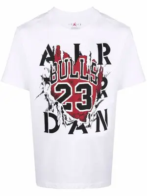 JORDAN Graphic Print T-shirt - White