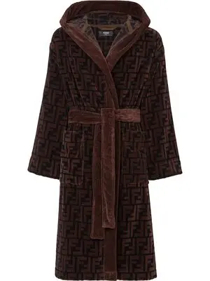 Fendi Ff Ogo Cotton Robe