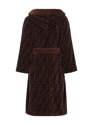 Fendi Ff Ogo Cotton Robe