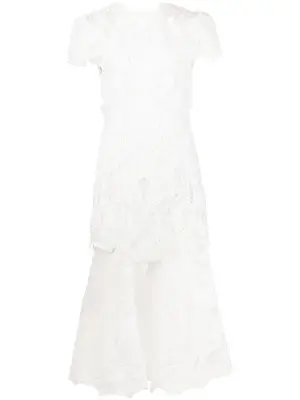Simkhai Cut-out Detail Midi Dress - White