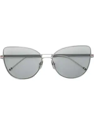 Thom Browne Tb121 Cat-eye Frame Sunglasses - Black