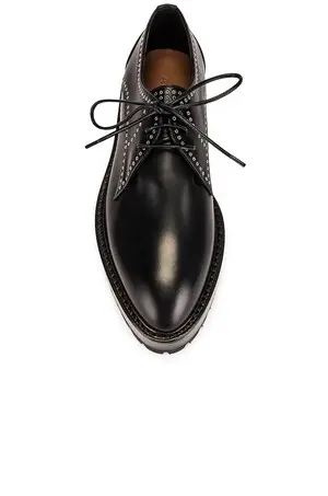 Alaïa Black Eyelet Derby Loafers