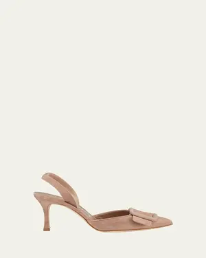 Manolo Blahnik Maysli Slingback Pumps