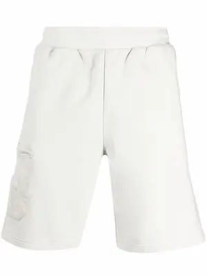 A-COLD-WALL* Embroidered Logo Track Shorts - Neutrals