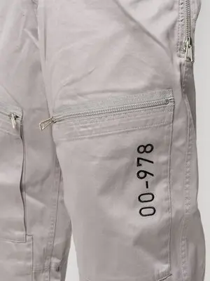 DIESEL® Patch Pocket Cotton Jumpsuit - Grey