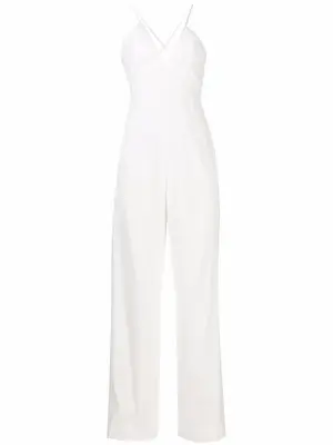 Rag & Bone Cotton Linen Blend Wide Leg Jumpsuit
