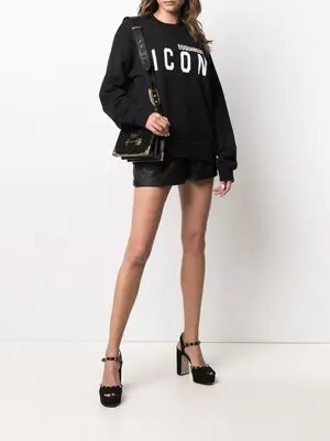 Dsquared2 Ogo-print Ong-seeved Sweatshirt