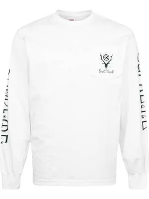 Supreme X South2 West8 Long-sleeve T-shirt - White