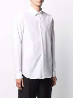 Valentino Garavani Concealed Front Button Placket Shirt
