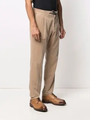 Brunello Cucinelli Pleated Drop-crotch Corduroy Trousers