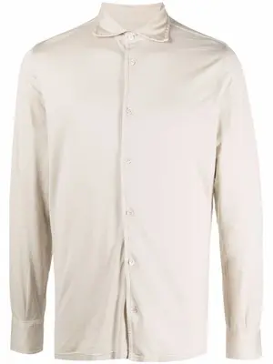 FEDELI Jersey Button Down Shirt