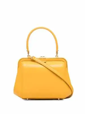 ULYANA SERGEENKO Leather Tote - Yellow