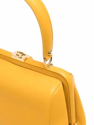 ULYANA SERGEENKO Leather Tote - Yellow
