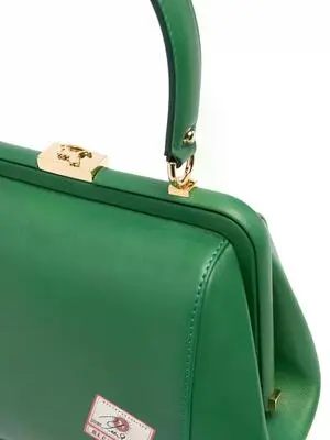 ULYANA SERGEENKO Class Leather Tote Bag - Green