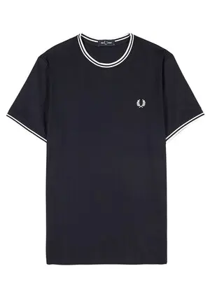 Fred Perry M1588 Cotton T-shirt - Navy