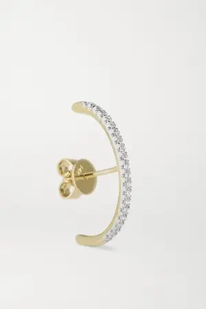 Stone And Strand Pave Earrings