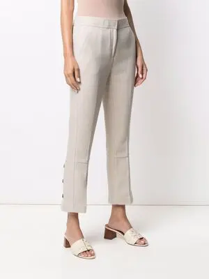 Tory Burch Button-cuff Trousers