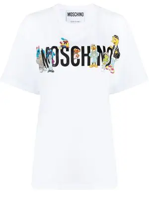 Moschino Sesae Street© Logo T-shirt