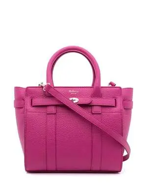 Mulberry Mini Zipped Bayswater Grained Bag