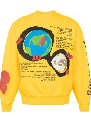 KID CUDI X Cactus Plant Flea Market Motm Iii Sweatshirt - Yellow
