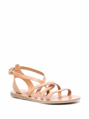 ANCIENT GREEK SANDALS Buckle-fastening Leather Sandals