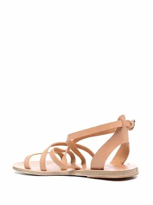 ANCIENT GREEK SANDALS Buckle-fastening Leather Sandals