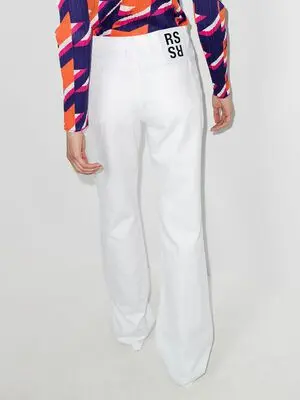 Raf Simons Flared High-waisted Jeans