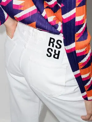 Raf Simons Flared High-waisted Jeans