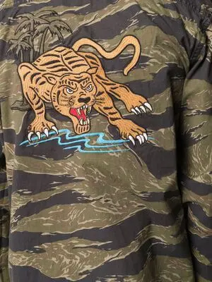 DIESEL® Camouflage Embroidered-patch Shirt