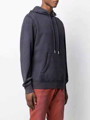 DIESEL® Logo-patch Garment-dyed Hoodie